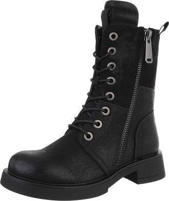 Ital-Design Schnürstiefelette