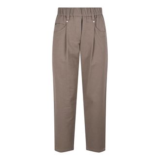 Brunello Cucinelli Baggy Hosen - - Trousers - Damen - Braun - XS