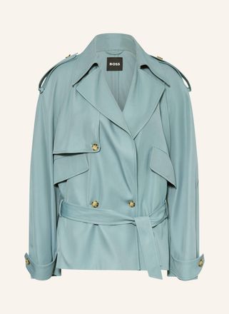 HUGO BOSS Trench-Jacke Jacusa blau