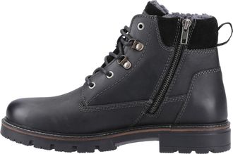 Hush Puppies Herren Pier Shearling Lace Boot, Schwarz, 41 EU