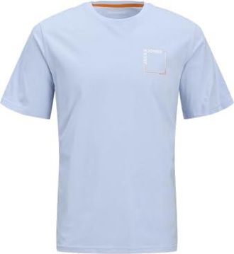 Jack & Jones Jjverner Tee SS Crew Neck, Chambray Blue, S Hommes