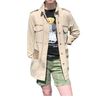 Mason's Camouflage Safari Hemdjacke - - Jackets - Damen - Beige - L