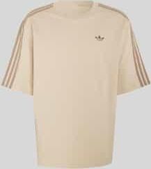 adidas Originals Loose Fit T-Shirt aus reiner Baumwolle mit Logo-Stitching