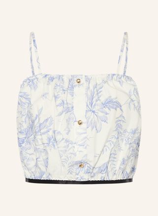 Maje Cropped-Top blau