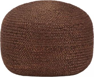 vidaXL Handgefertigter Sitzpuff Braun 40 x 45 cm Jute vidaXL