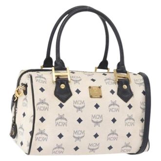 MCM Pre-owned Boston Bag - - Pre-owned - Damen - Wei&szlig; - ONE SIZE