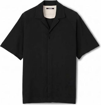 Jacquemus Homme, Chemises, Noir, Taille: XL La Chemise Jean Atelier