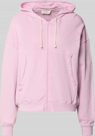 American Vintage Oversized Fit Sweatjacke aus reiner Baumwolle mit Kapuze