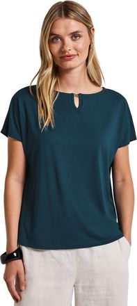 Street One Damen Jersey-Shirt mit Cut-Out