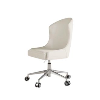 Generic Armloser B&uuml;rostuhl, Computerstuhl Aus Leder Mit Hoher R&uuml;ckenlehne, H&ouml;henverstellbar, Kann 150 Kg Tragen, for Konferenz- Und Besprechungsr&auml;ume Zu Hause