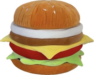 Generic Ottoman mit Stauraum f&uuml;r Wohnzimmer, Wohnzimmer Ottoman mit Lagerung,Eitelkeit Hocker Hamburger Form | Multifunktionale Heimtextilien Fu&szlig;st&uuml;tze, Wasch