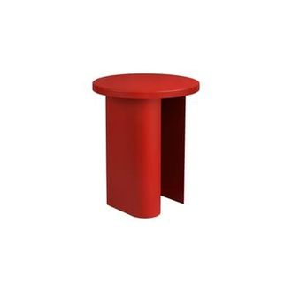 Noo.ma NOO. MA - Table dappoint Sato - Rouge - Acier - Designer noo. ma team