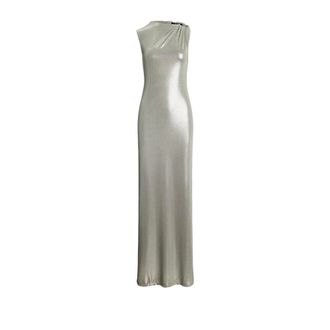 Ralph Lauren Keilly Dress - Femme - Robes - Gris - Taille: 40 FR