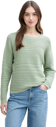 Tom Tailor Damen 1045617 Pullover, 13632-Fresh Mint Green, L