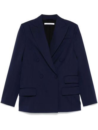 Another Tomorrow blazer &agrave; boutonni&egrave;re crois&eacute;e - Bleu