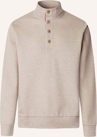 Hackett Sweatshirt Ttvl Twill Jacq Plkt beige