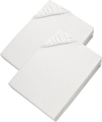 Esprit Spannbettlaken PREMIUM - 2er Set 200x200 cm, Wei&szlig;