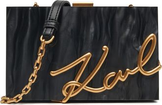 Karl Lagerfeld Handtasche KARL LAGERFELD A1W30124 Schwarz