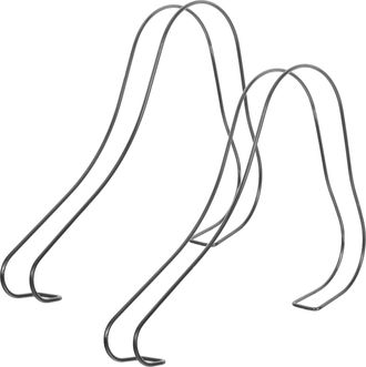 NUOBESTY Edelstahl Schuhformhalter 2 St&uuml;ck Schuhpr&auml;sentationsst&auml;nder f&uuml;r High Heels Sandalen Formbest&auml;ndig Platzsparend Schuhhalter f&uuml;r Damen Metall Schuhregal