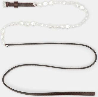 Dorothee Schumacher Perlengürtel aus Cuoio-Kalbsleder