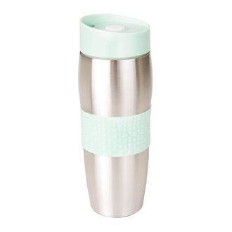 Ambition To go Becher Thermobecher 400 ml aus Edelstahl dicht Quick Press Verschluss minze Farbe Garden Kollektion