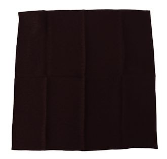 Dolce & Gabbana Mens Brown Silk Blend Square Wrap Handkerchief Scarf
