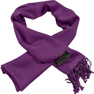 CJ Apparel Violet Homme Népalais Couleur Unie Design Mode Écharpe Tricotée Écharpe Secondes Automne/Hiver Wrap NOUVEAU