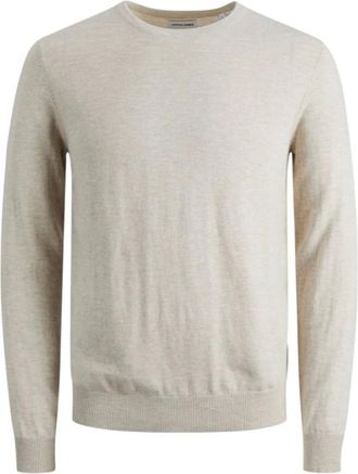 Jack & Jones Homme, Pulls, Beige, Taille: XL T-shirt Beige en Coton Collection Printemps/Été