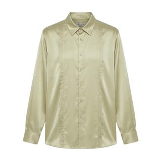 SER.O.YA Ser.o.ya, Femme, Blouses et Chemises, Vert, Taille: 38 FR Chemise Boutonn&eacute;e Moss