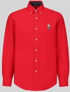 Polo Ralph Lauren Freizeithemd aus reiner Baumwolle mit gesticktem Motiv-Detail