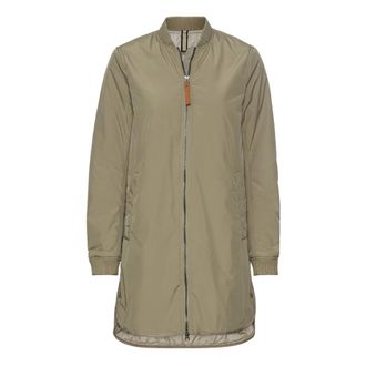Camel Active Recycelter Polyester Mantel - - Coats - Damen - Gr&uuml;n - M