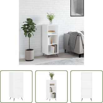 vidaXL vidaXL Stauraum - Regalschrank Wei&szlig; 34,5x32,5x90 cm Holzwerkstoff