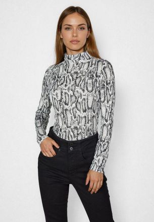 Marc Aurel Langarmshirt mit Snakeprint