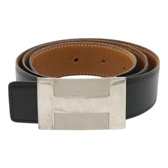 Herm&egrave;s Pre-owned Box Calf Togo G&uuml;rtel - - Pre-owned - Herren - Schwarzk - ONE SIZE