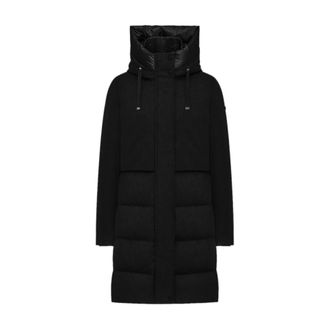 Duno Schwarze Winterm&auml;ntel - - Coats - Damen - Schwarzk - S