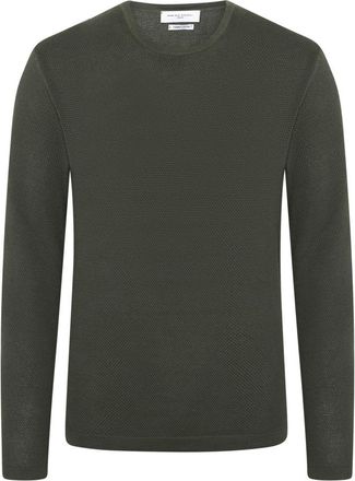 Daniele Fiesoli Leichter Pullover aus Baumwolle mit Reiskornstrick in