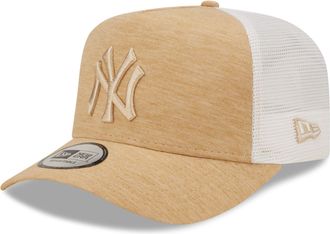 New Era New York Yankees MLB Jersey Essential Stone A-Frame Adjustable Trucker Cap - One-Size