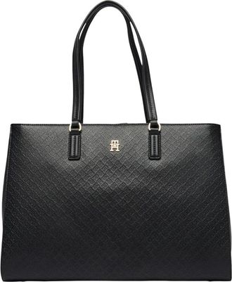 Tommy Hilfiger Femme, Sacs, Noir, Taille: ONE Size TH Daily Tote Mono