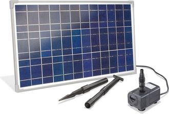 Esotec Solar Bachlauf f&uuml;r Gartenteich Komplettset 25/1600 Solarbrunnen 101018