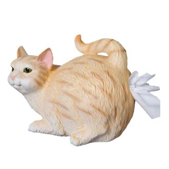Generic Katzen-Taschentuchbox-Spender, Katzen-Hintern-Taschentuchhalter, Kreative Simulation, Katzen-Taschentuchbox, HeimDesktop-Dekoration, Katzen-Hintern-Ta