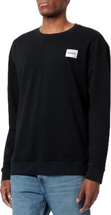 HUGO BOSS Silver Logo Sweatsh Loungewear_Veste, Black, XL Men