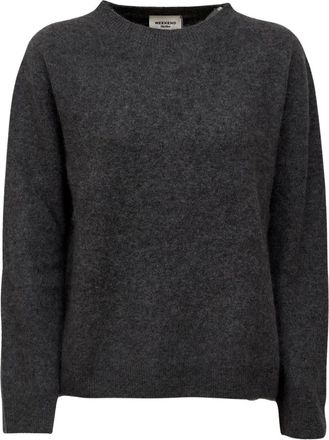 Max Mara Femme, Pulls, Gris, Taille: 42 FR Pull col rond