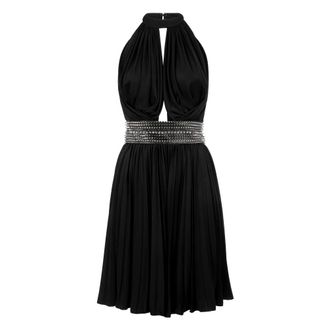 Philipp Plein Femme, Robes, Noir, Taille: 44 FR Robe Courte &Eacute;l&eacute;gante