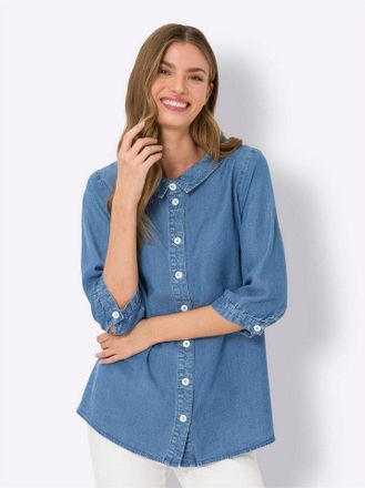 Heine Klassische Bluse Bluse 3/4-Arm