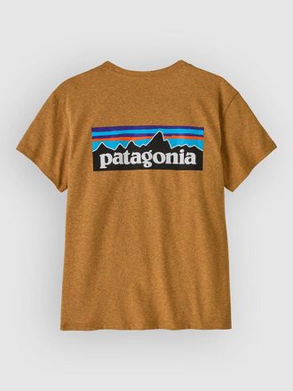 Patagonia P-6 Logo Responsibili T-Shirt orange