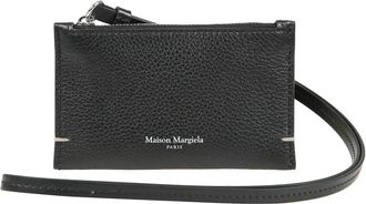 Maison Margiela Clutches - Zipped Card Holder With Strap - Gr. unisize - in Schwarz - für Damen