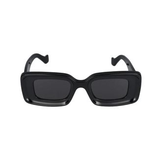 Loewe unisex, Accessoires, Noir, Taille: 46 MM Anagram Rectangle Lunettes de soleil