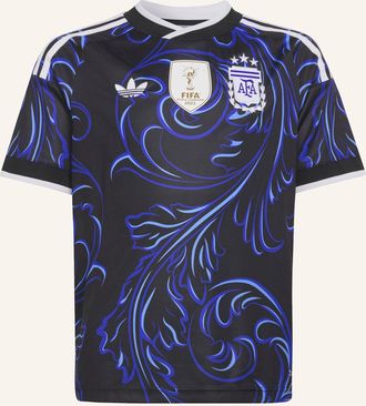 adidas Argentinien 2026 Kids Ausw&auml;rtstrikot schwarz
