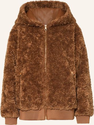 Grace Grace Kunstfell-Jacke braun