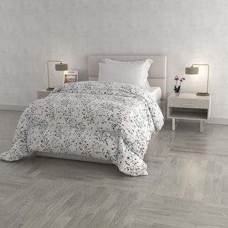 Italian Bed Linen Fantasy Wintersteppdecke, gepolstert und Bedruckt, Flor, 170x260cm